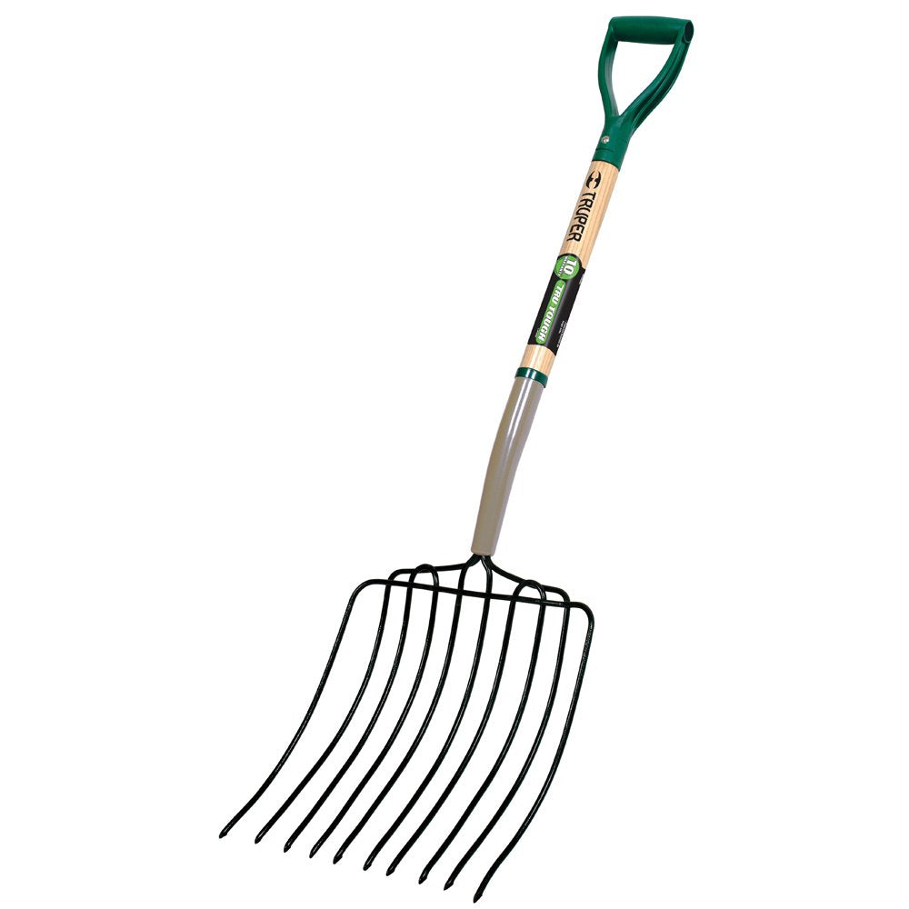 Truper 30-Inch Tru Tough Manure Fork, 10-Tine, D-Handle – Epic Agriculture