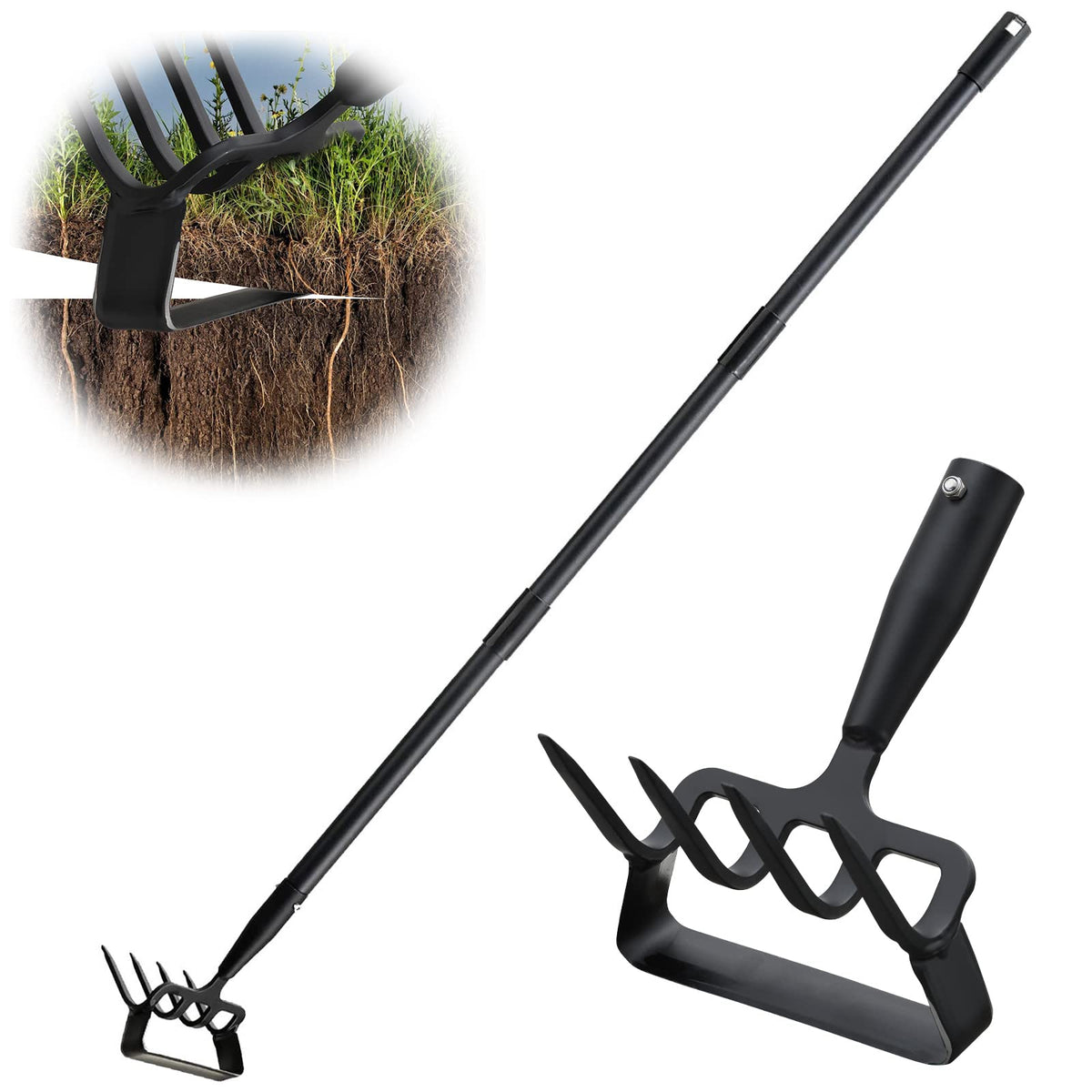 Coconut 62 Hula Garden Hoe, Heavy Duty, Adjustable Handle – Epic ...