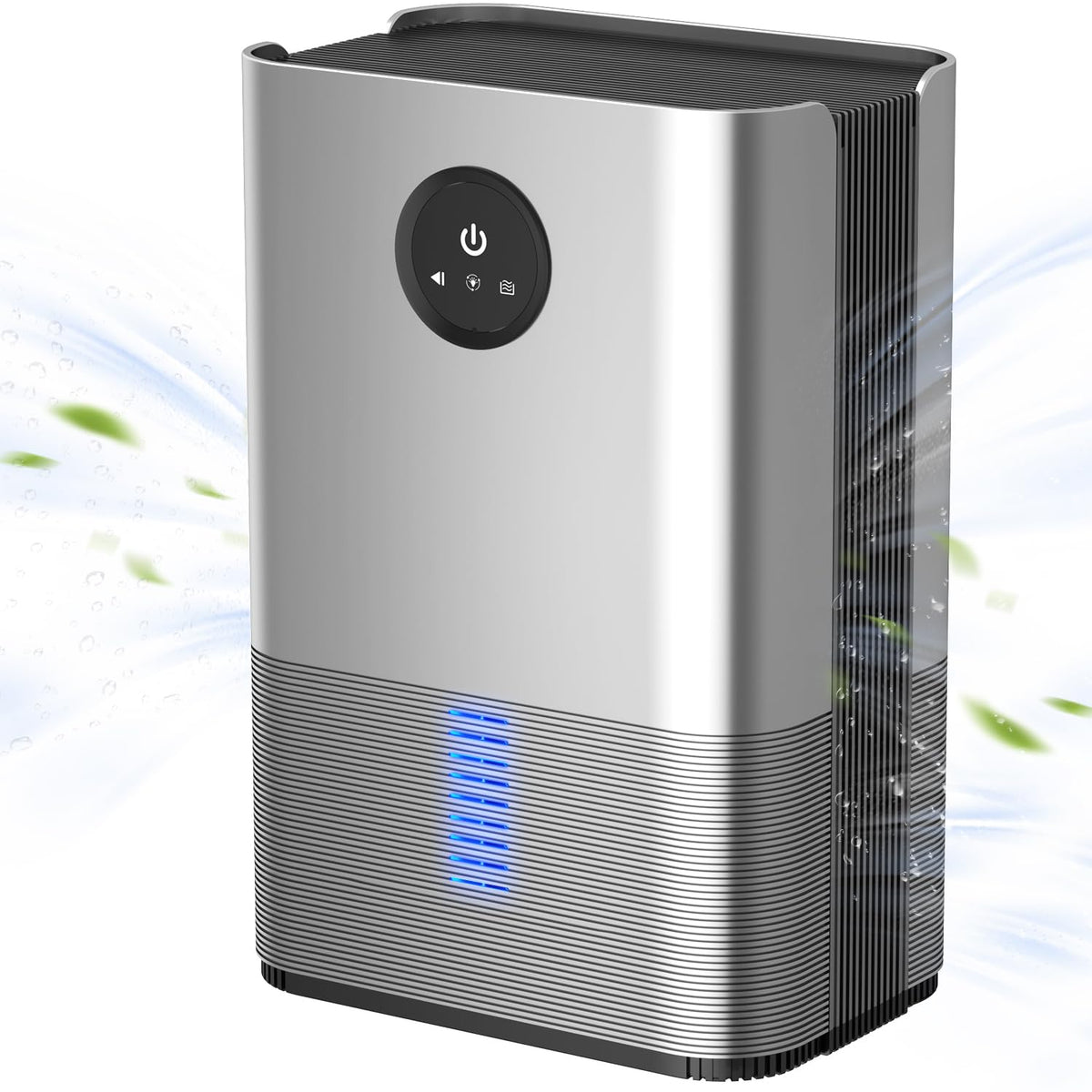 PTHRAOUTA Small Dehumidifier with Drain Hose, 850 sq.ft, Odor Removal ...